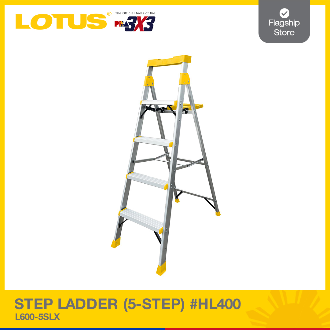 Lotus Step Ladder (5-STEP) | L600-5SLX - Safety Equipment | Lazada PH
