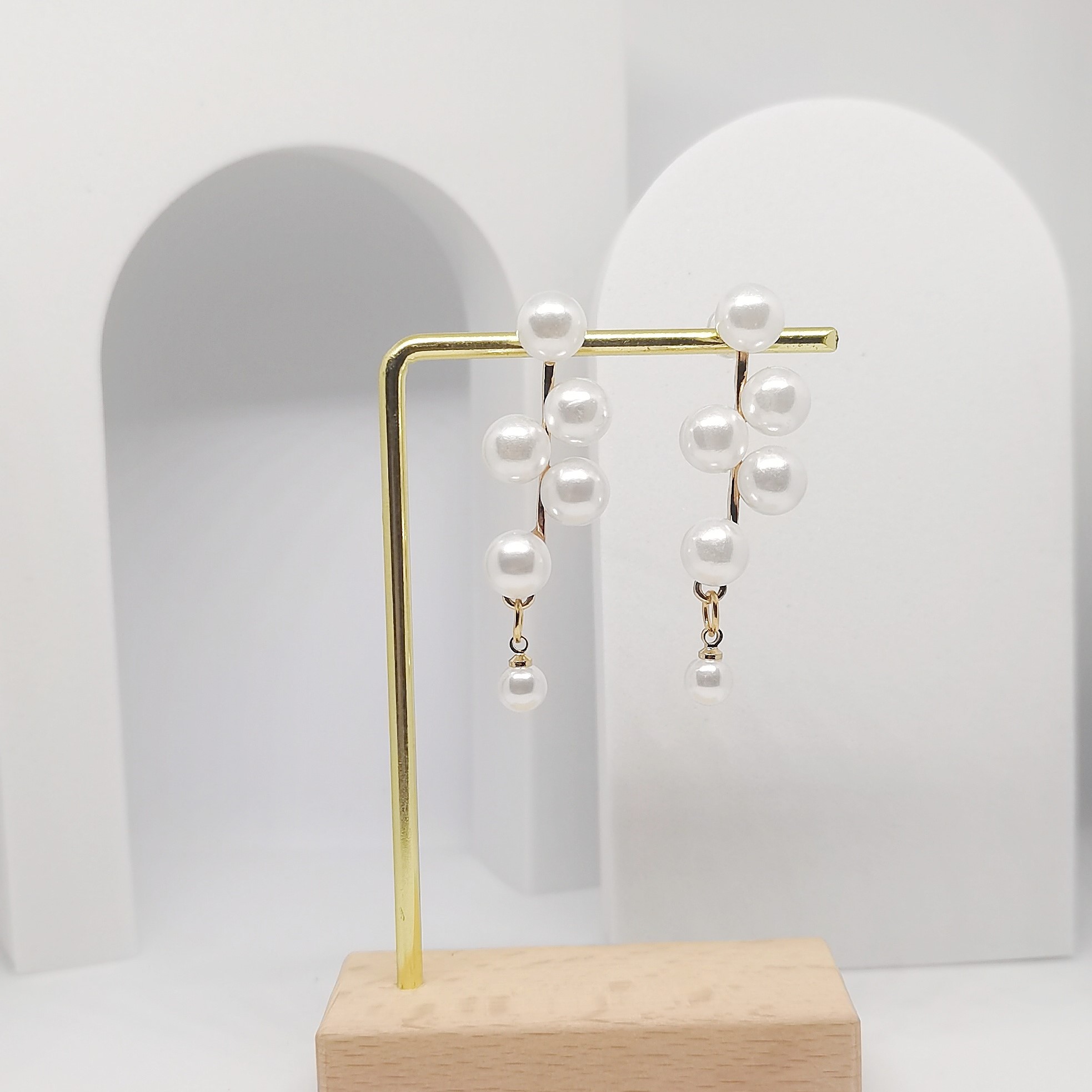 HELEN Hikaw Manila - Classy Long Pearl Tassel Earrings for Women ...