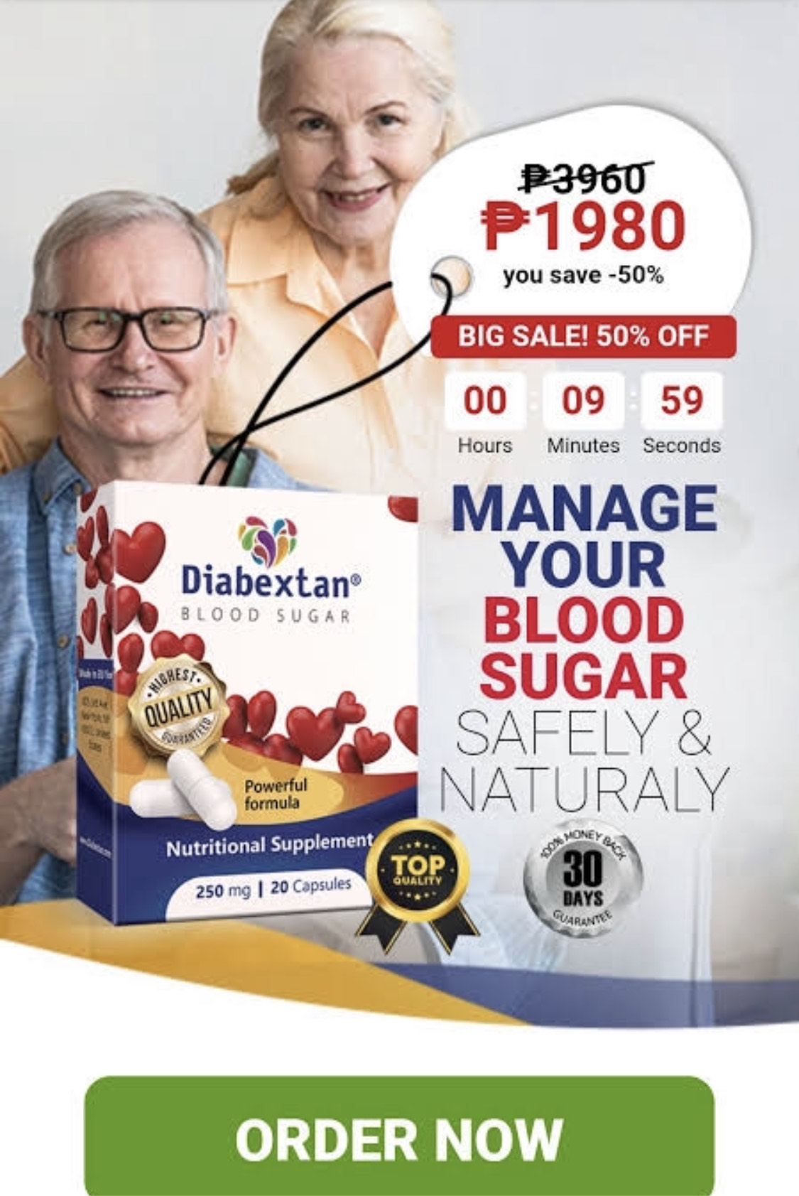 Diabextan 20 Capsules Diabetic Support | Lazada PH