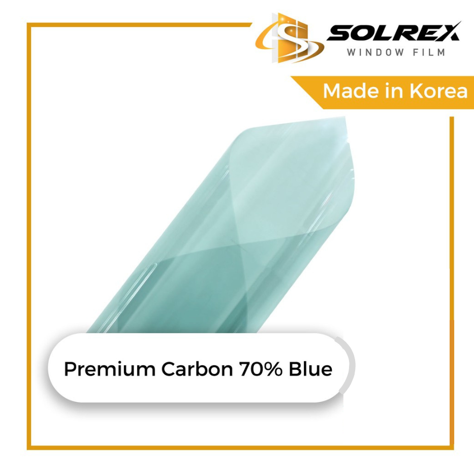 Solrex Window Film (Tint) - Premium 70% Carbon Blue | Lazada PH