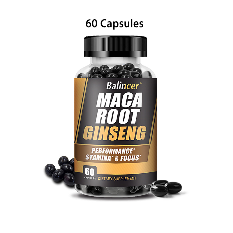 Maca Root Supplement + Korean Red Ginseng Supplement to enhance your ...