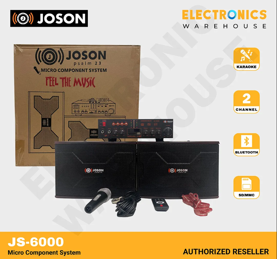 Original Joson Karaoke JS-6000 Professional Audio Speaker Amplifier (1 ...