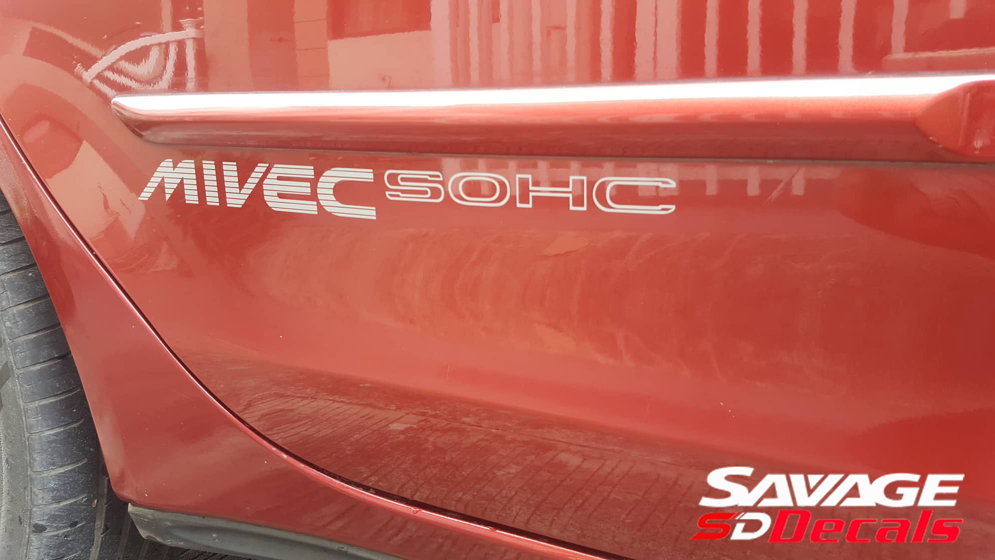 MIVEC SOHC/DOHC Door Sticker Set | Lazada PH