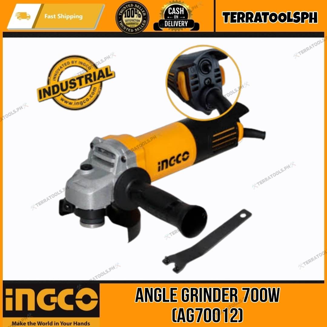 INGCO AG70012 Electric Angle Grinder 700W | Lazada PH