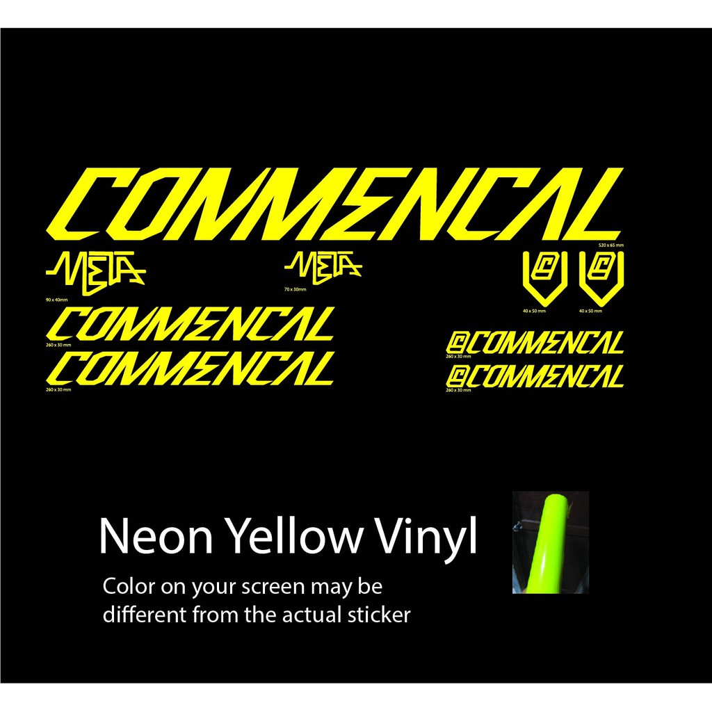 Commencal Meta Frame Decals | Lazada PH