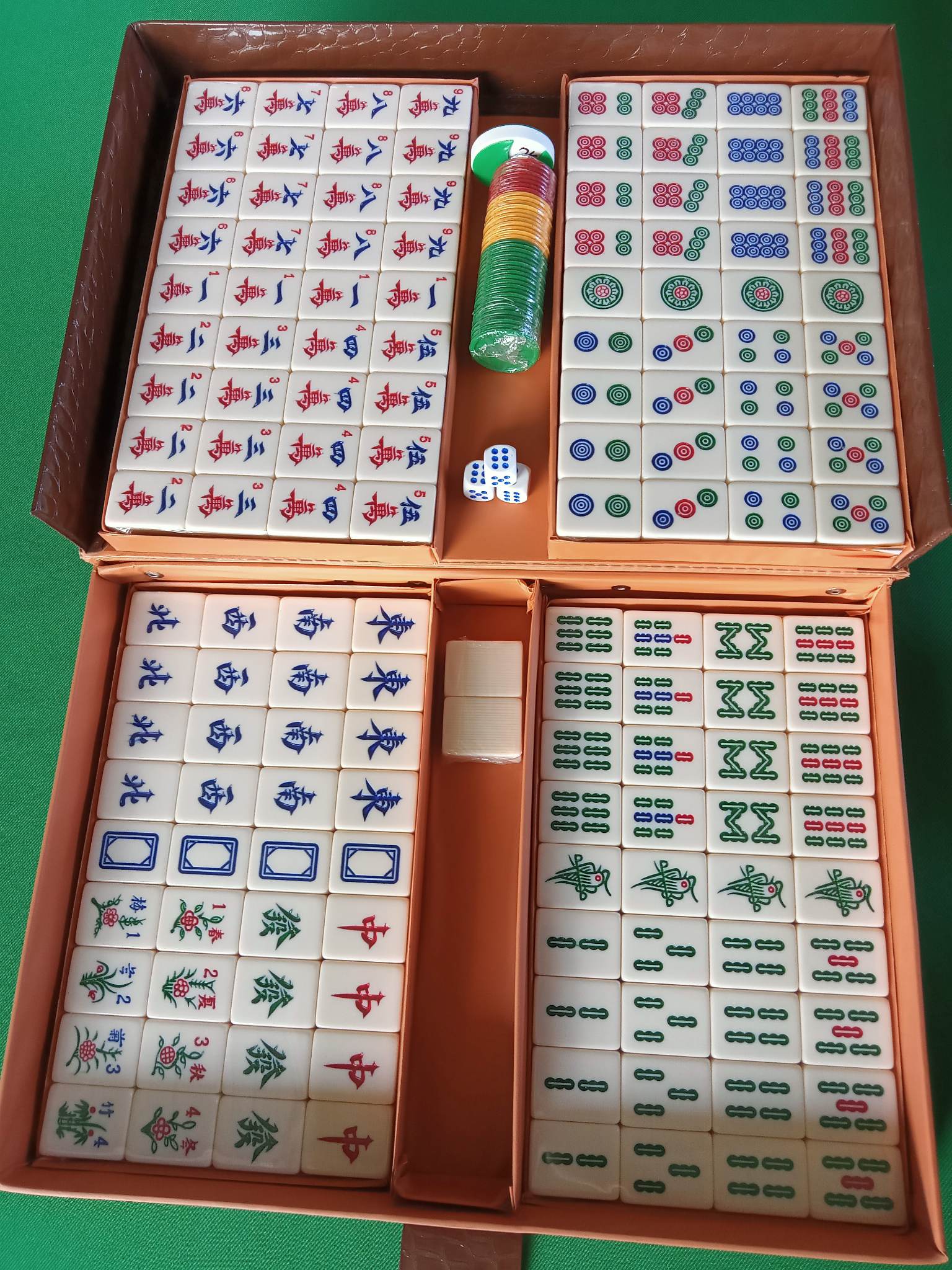 Mahjong Set Standard Ivory Classic WITHOUT ENGLISH NUMBERS ON Chinese ...