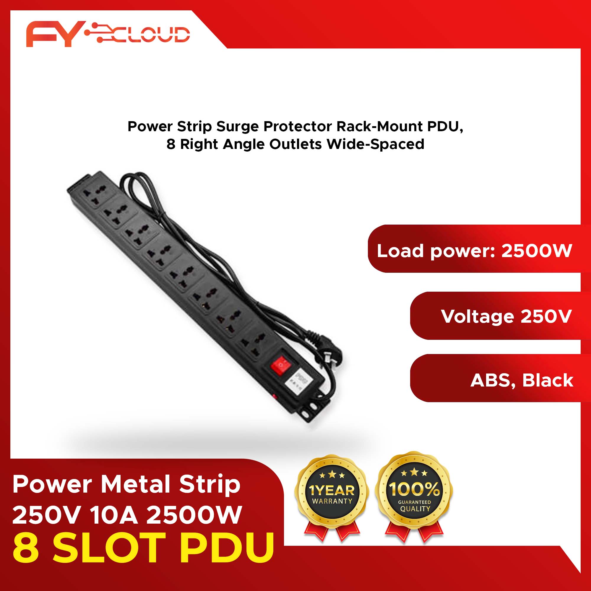 Power Distribution Unit (PDU) Power Strip Unit for Data Cabinet Rack ...
