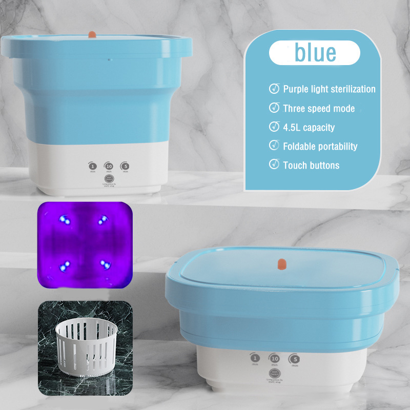 6L Mini Washing Machine Noiseless Fully Automatic Mini Washing Machine ...