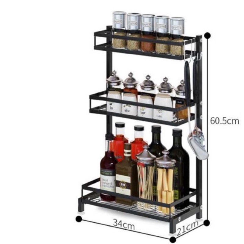 3 Layer & 2 Layer Spice Rack Condiments Organizer | Lazada PH