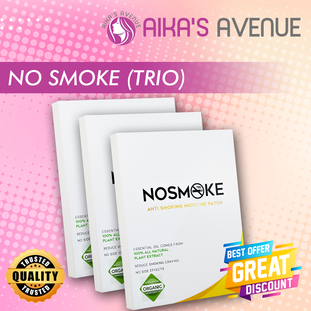 (Best Seller) No Smoke Patch Anti-Smoking Anti Smoke Patch NoSmoke (3 boxes = 90 patches) Anti ...