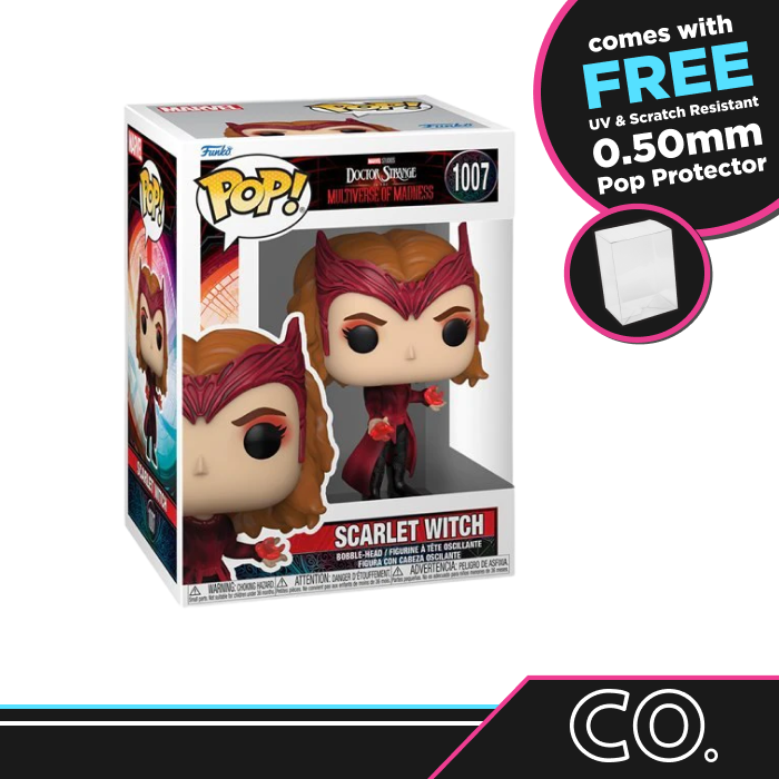 Funko Pop: DSMM - Scarlet Witch #1007 with FREE PROTECTOR by CO ...