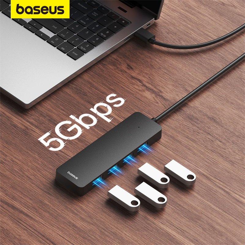 Baseus 4 in 1 USB HUB USB 3.0 5Gbps High Speed Transmission HUB Adapter ...