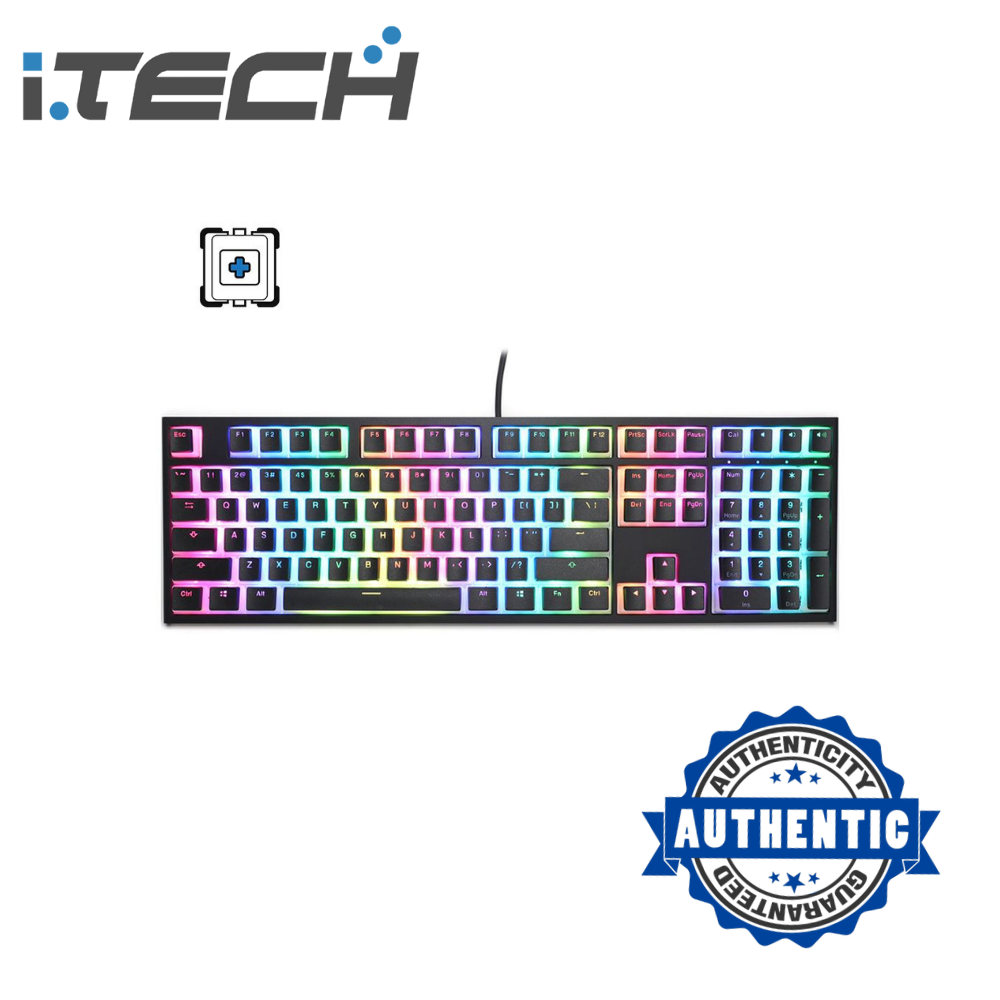 Ducky One 2 Pudding RGB Black Mechanical Keyboard [Blue] | Lazada PH