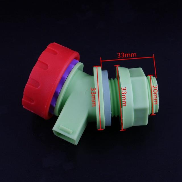 Water Tank Adapter Plastic Tap Valve Fittings Garden Water Connectors ...