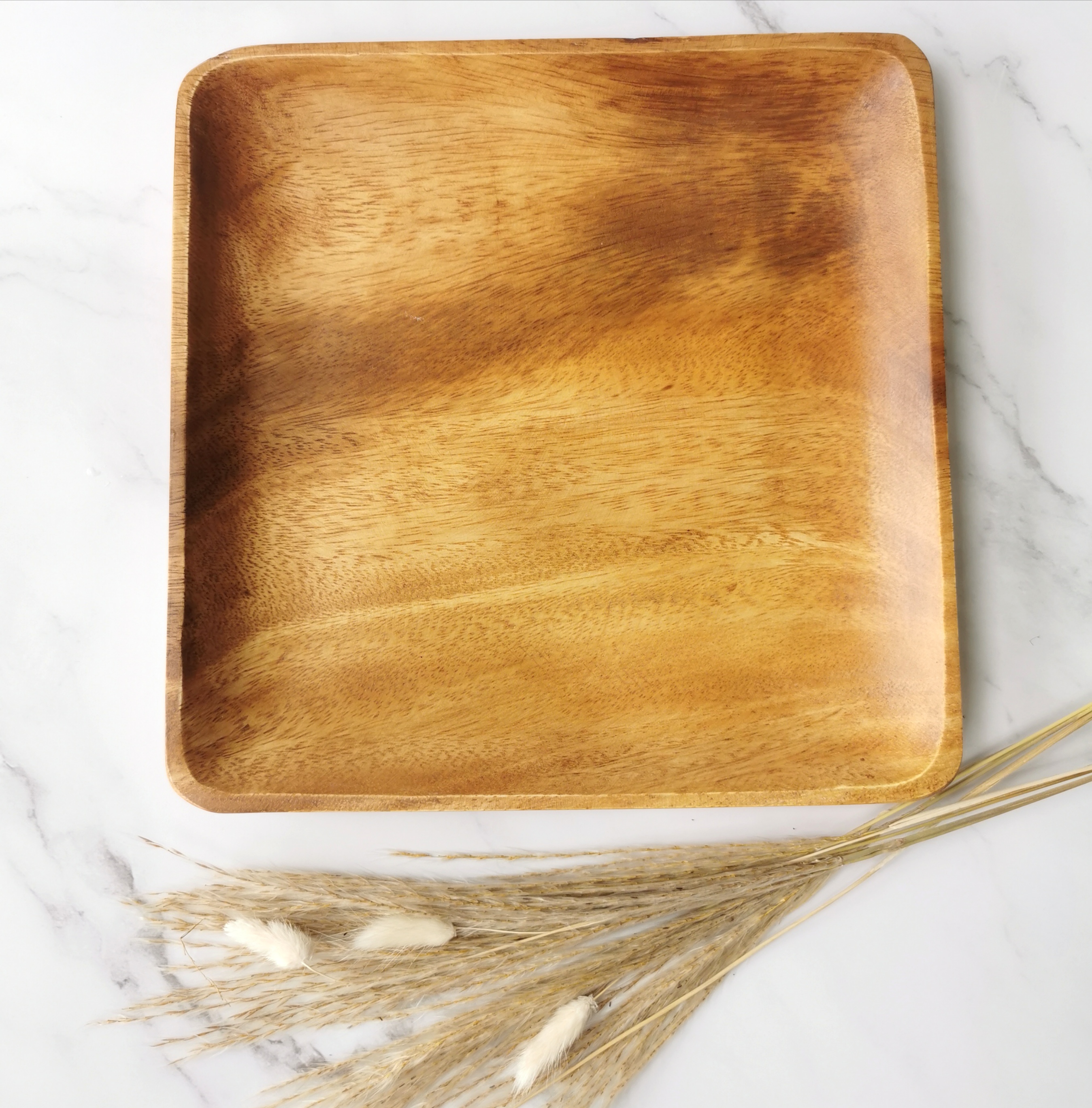 Wooden Square Plate - 6", 10" | Lazada PH