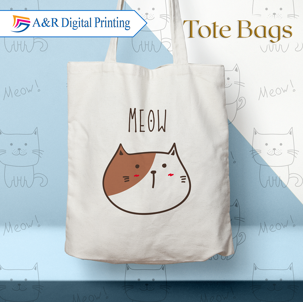 Cute Cats Tote Bags Design | A&R Digital Printing | Lazada PH