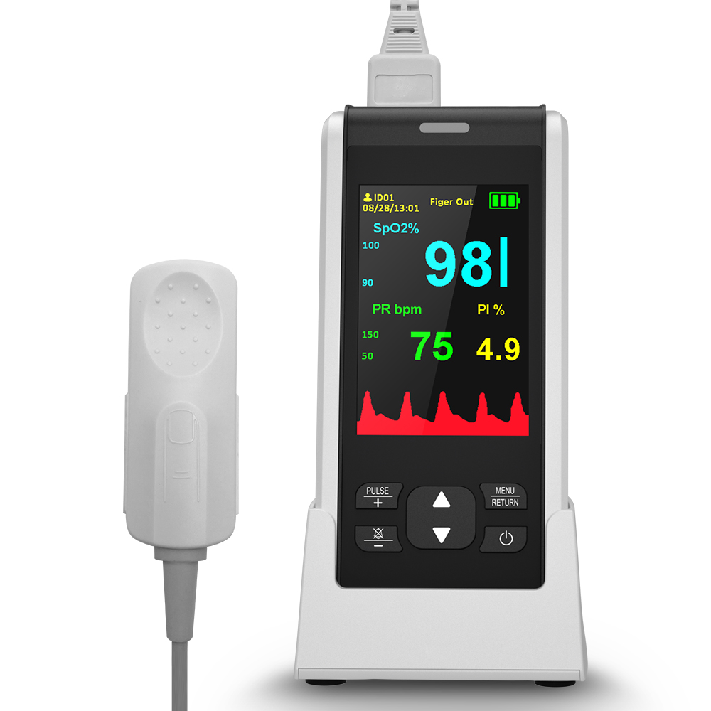 HealthTree Pulse Oximeter Handheld Pulse Oximeter Fingertip oxygen ...