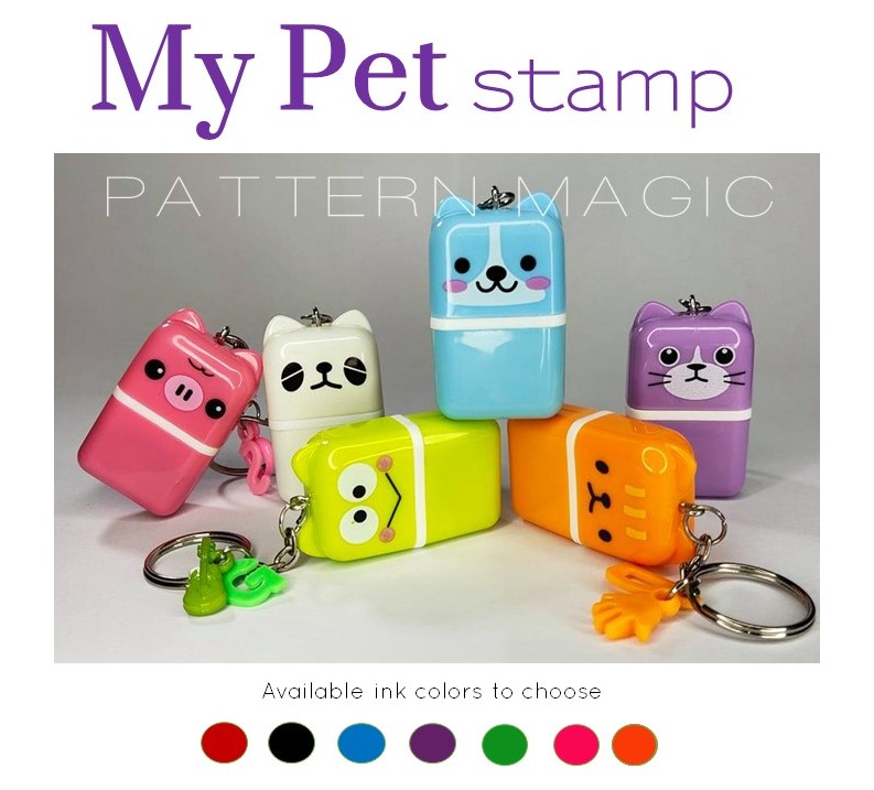 Personalized stamp customized rubber stamps MYPET limited edition pre ...