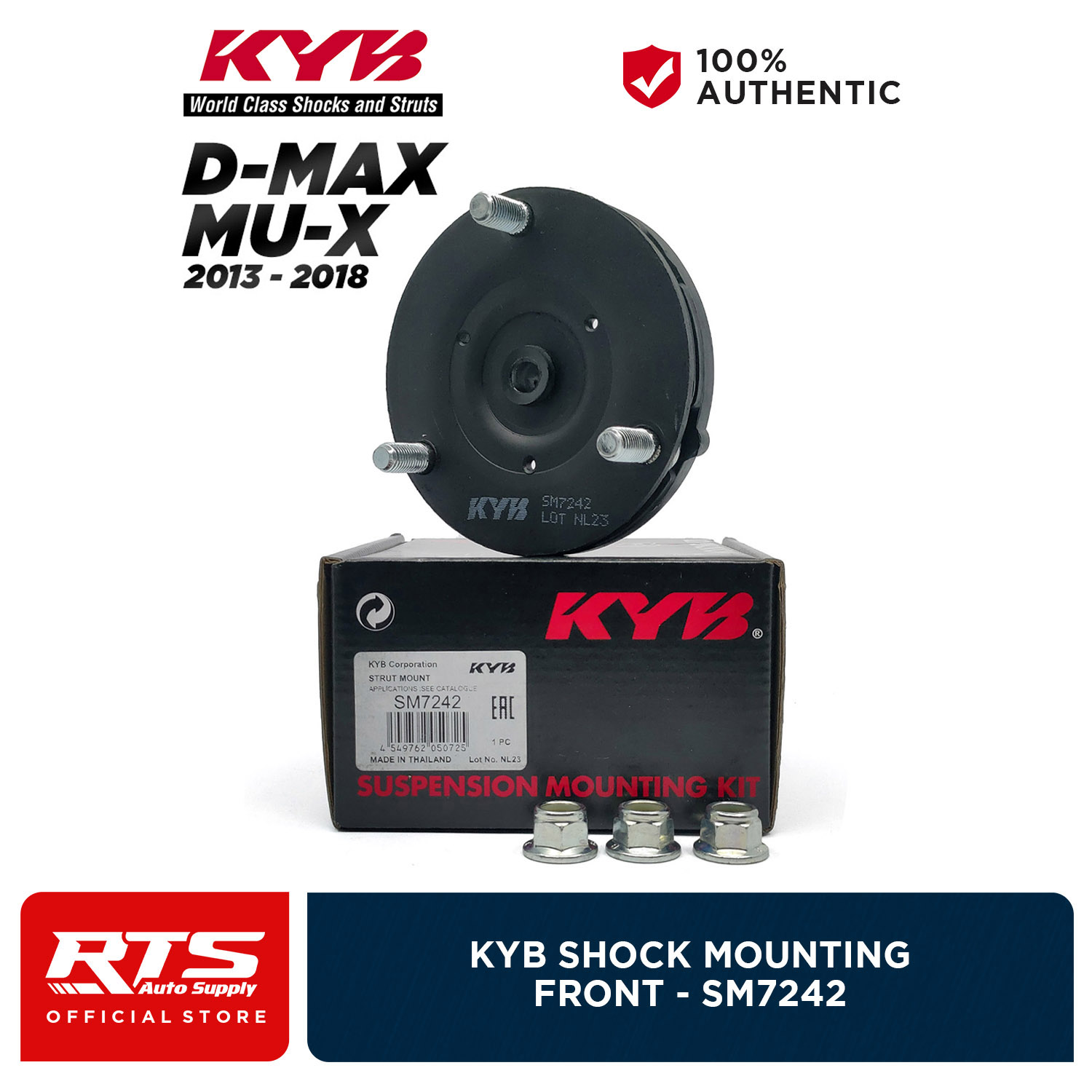 KYB Front Shock Mounting for Isuzu Dmax/ D-max / Mux / MU-X 2013 - 2018 ...