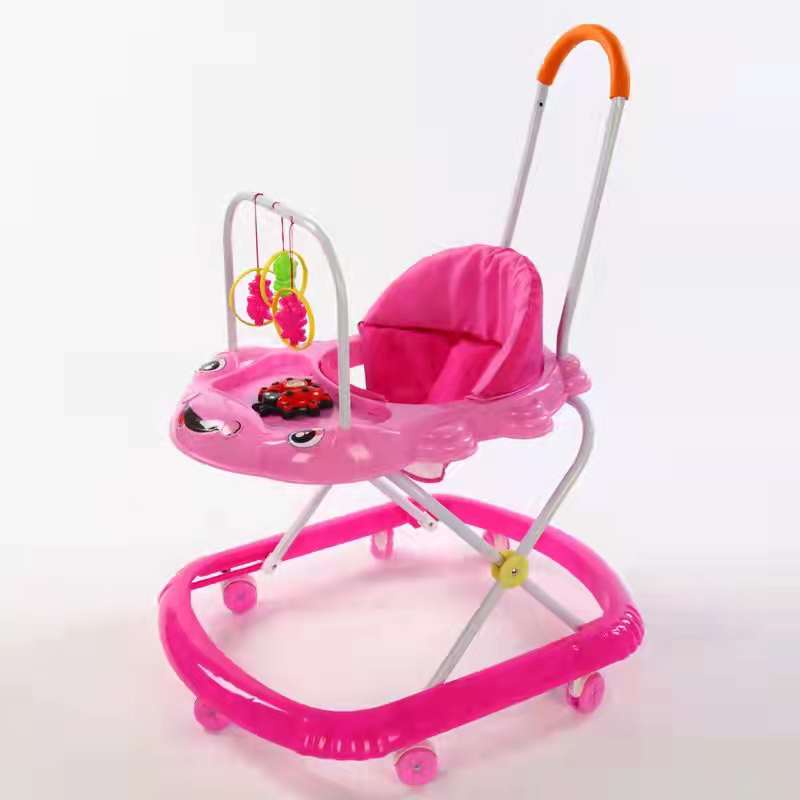 car Baby Walker with Push Bar Handle with Play Toys Waker Toys Learning ...