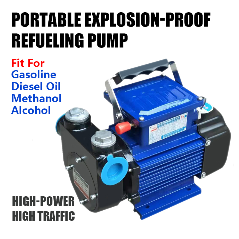 TOPSSD 220V 60Hz Self Priming Fuel Transfer Pump Large Flow Gasoline ...