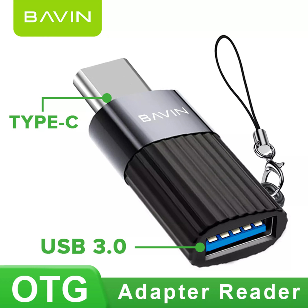 UNI BAVIN OTG 3.0 USB Adapter Reader Universal Charging & Data Transfer ...