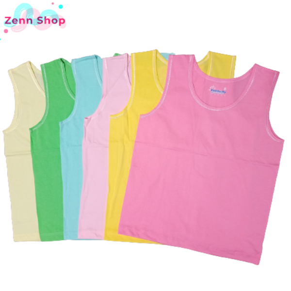 KENTUCKY SANDO COLORED SABRINA FOR KIDS GIRL(100% COTTON (6 PCS ...