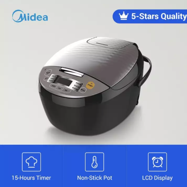Midea LCD Multi-Cooker 1.8L with Thermal Circulation Technology. Smart ...