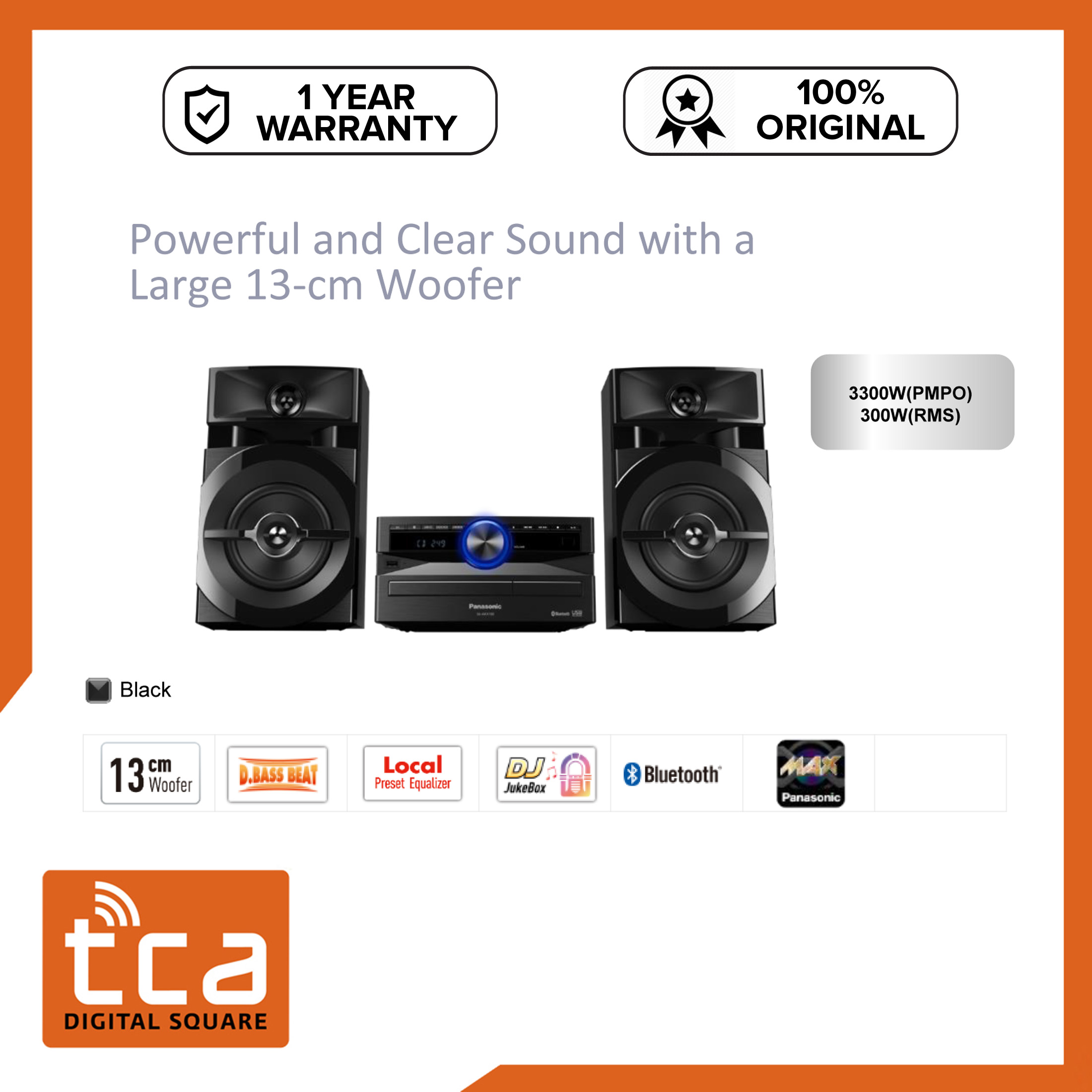 Panasonic SC-UX100 Urban Audio Mini System [ TCA Digital Square ...