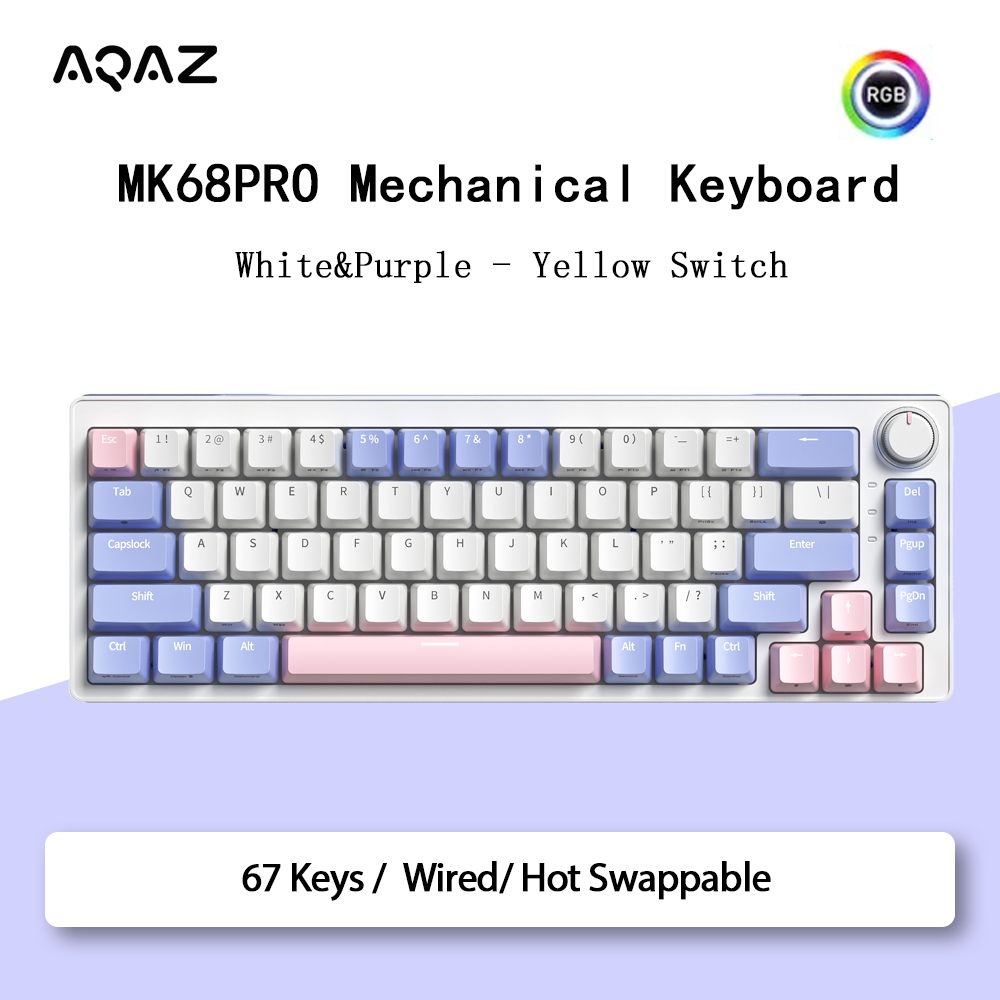 ZETA 68 PRO Bluetooth mechanical keyboard 2.4G/Bluetooth/Type-C three ...