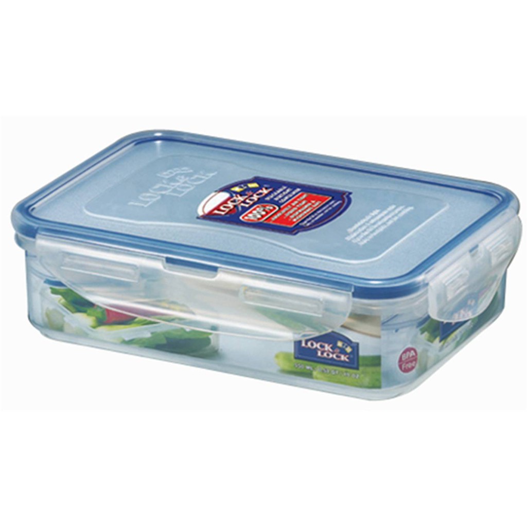 LocknLock Classic Airtight Rectangular Food Container 550ML HPL815 ...