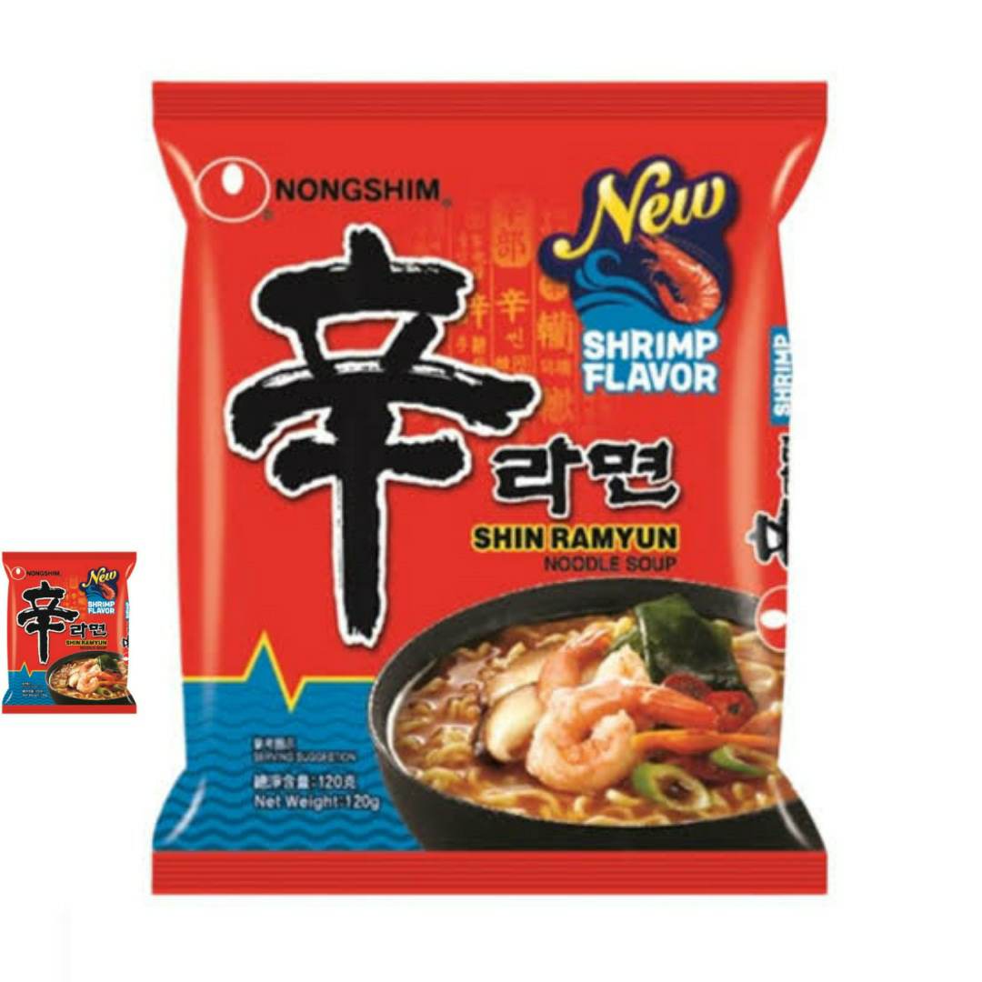 Nongshim Shin Ramyun SHRIMP Flavor ( Korean Ramen Noodle ) 120g | Lazada PH