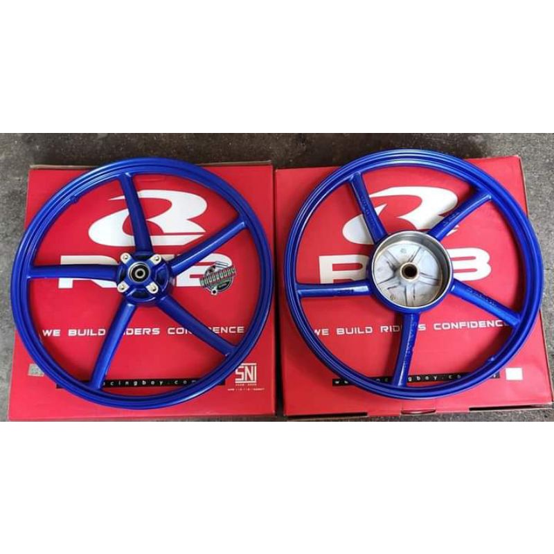 RCB MAGS SIZE17 5SPOKES 1.217 1.417 with bearing for Mio i 125, mio ...
