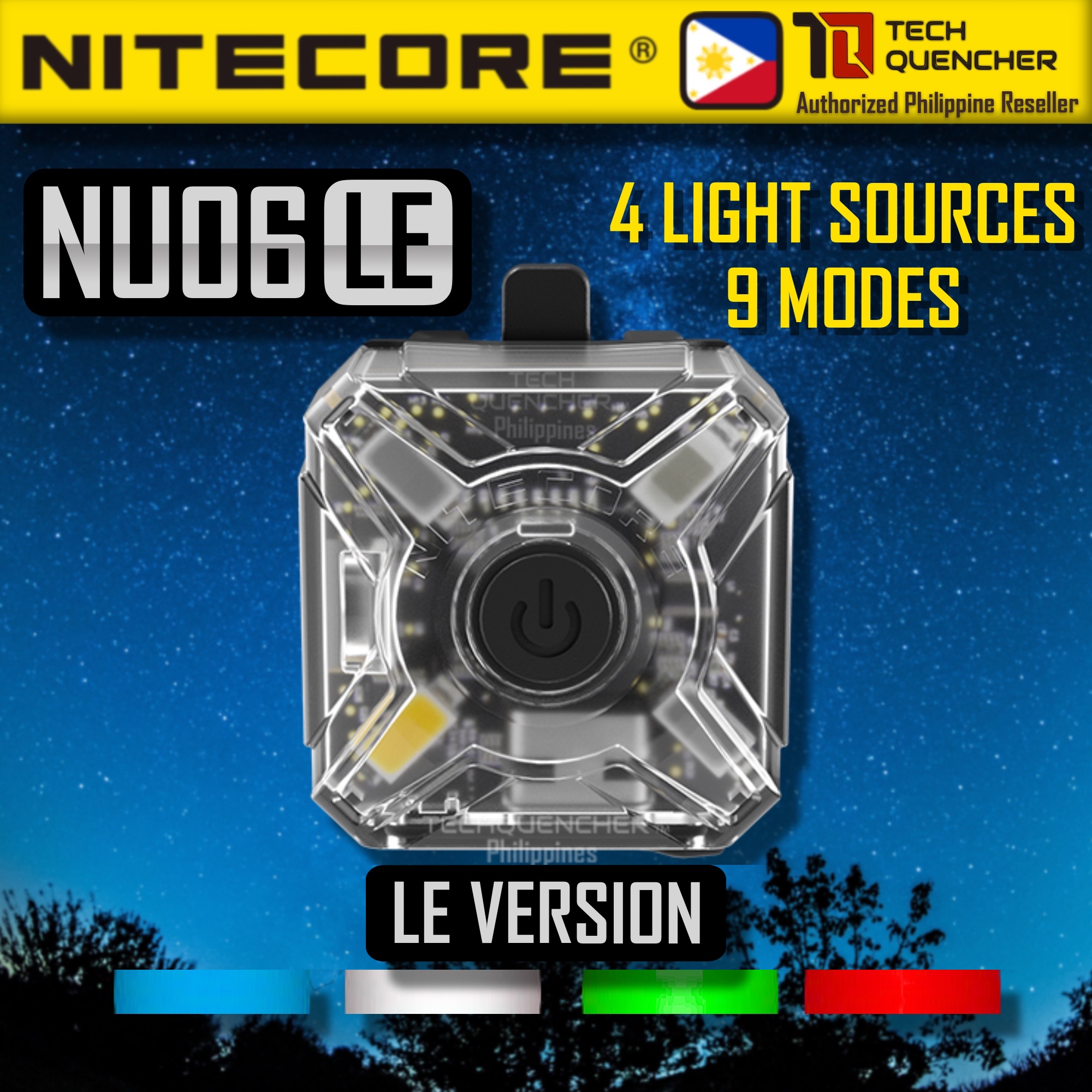 Nitecore NU06 LE Signal Light 4 Light Sources - USB-C Rechargeable ...