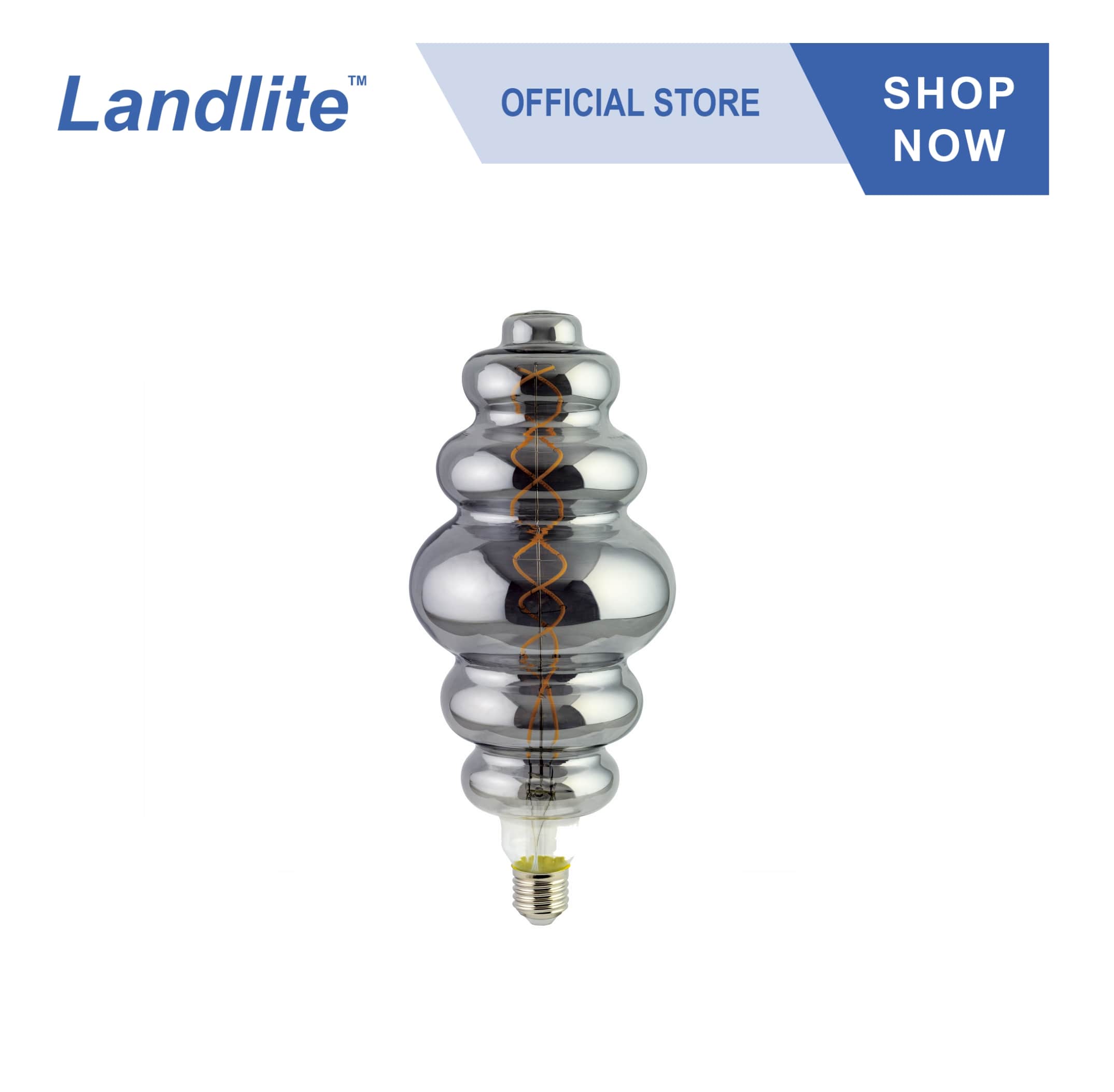 Landlite Decorative LED Filament Bulb DFIL-09-07-275 WW SGY | Lazada PH