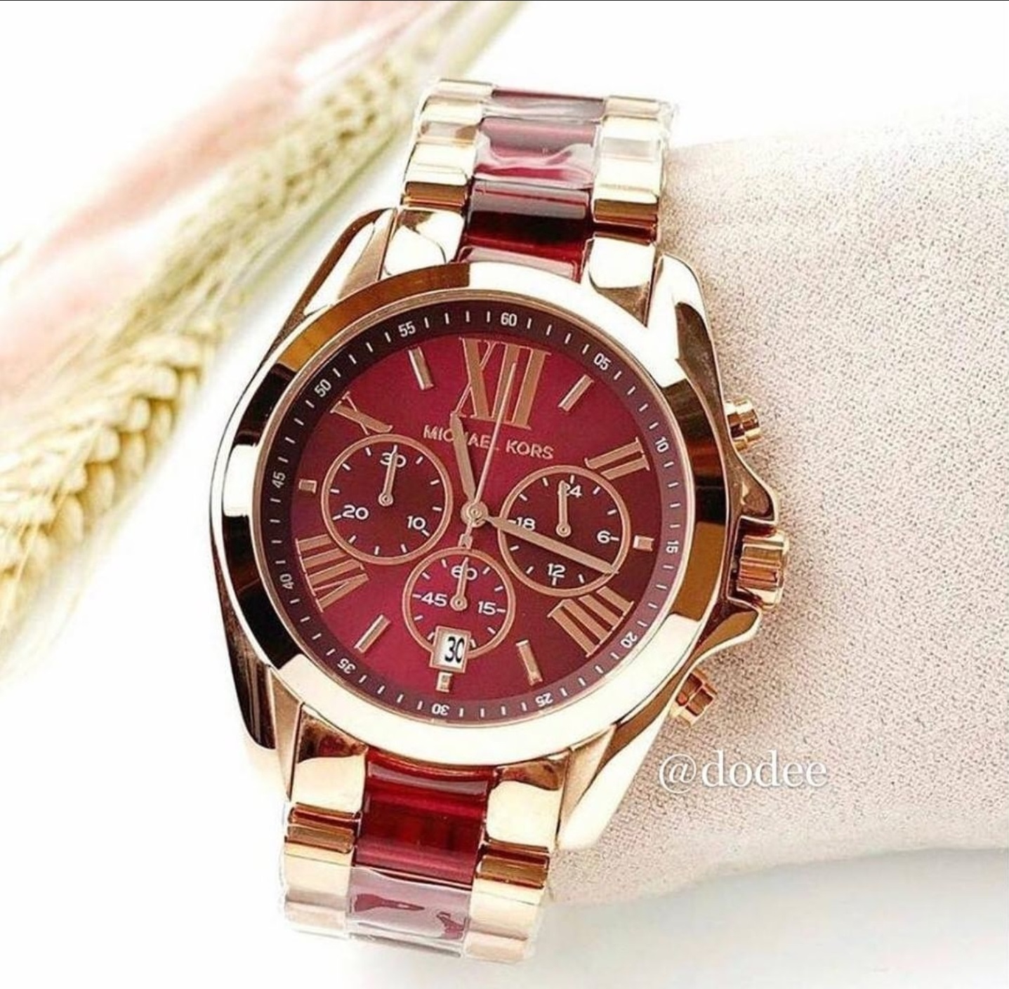 Michael Kors MK6270 Stainless Steel Ladies Watch Oversize Bradshaw ...