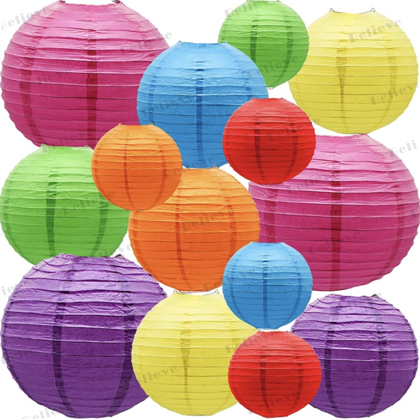 8/10/12/14/16inch Birthday decorations paper lantern,party decorations ...
