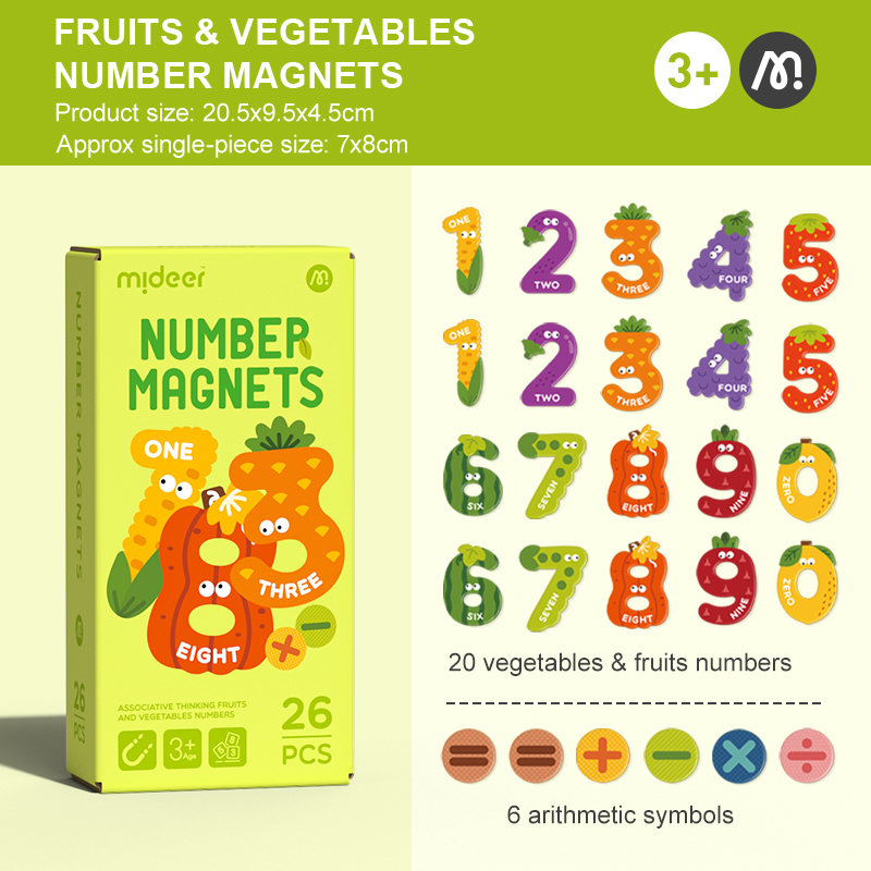 Mideer Number and Letter Magnets Educational Toys | Lazada PH