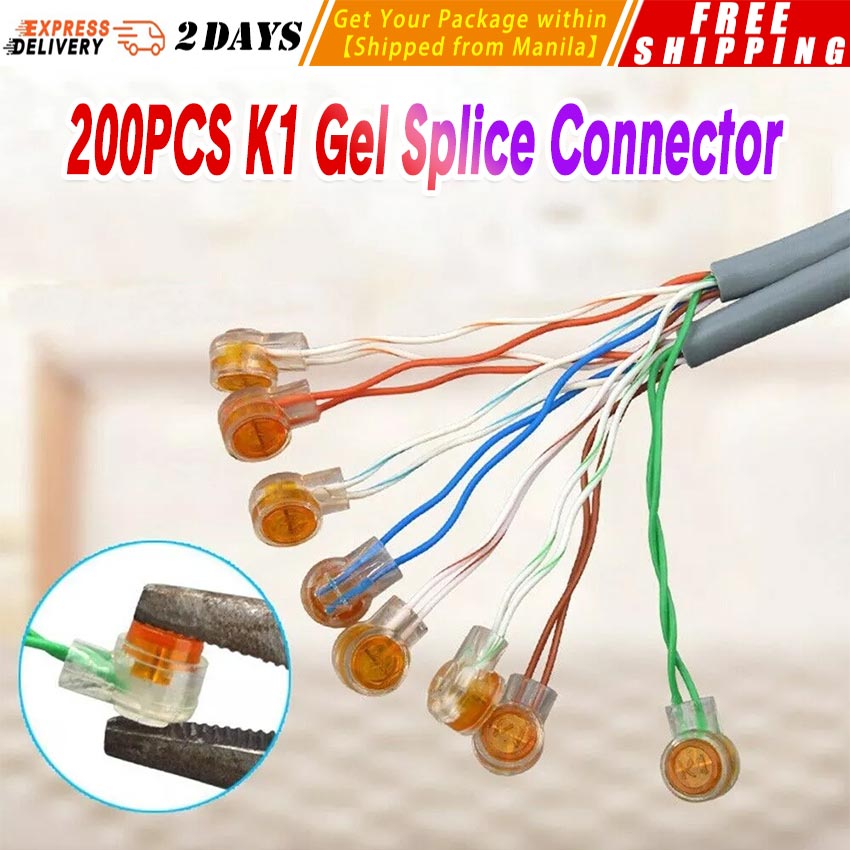 200pcs K1 Terminal Cable Connection Mini Wire Terminals Quick-Fit ...