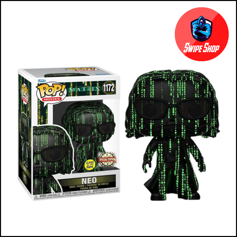 Funko Pop Neo in the Matrix The Matrix Resurrections Glow Exclusive ...