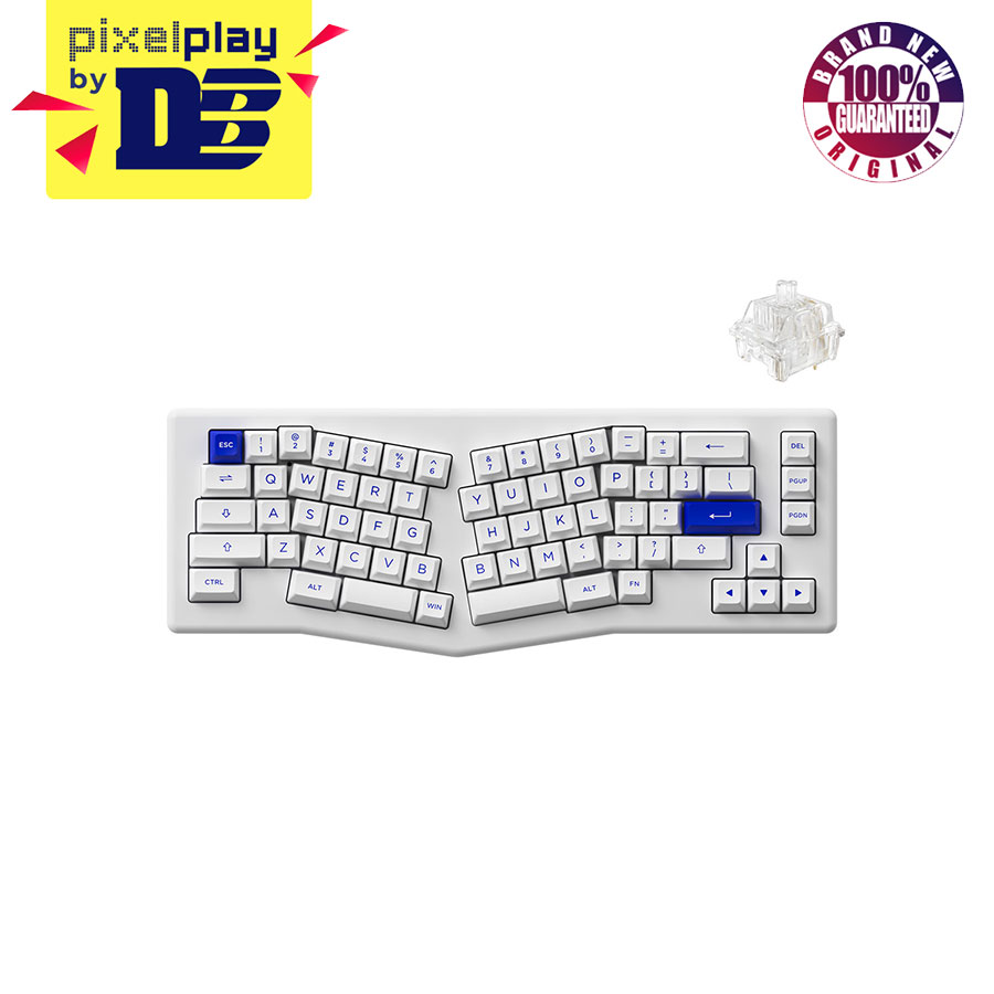 Akko ACR Pro Alice Plus Spray Painted Acrylic White Pre-Assembled ...