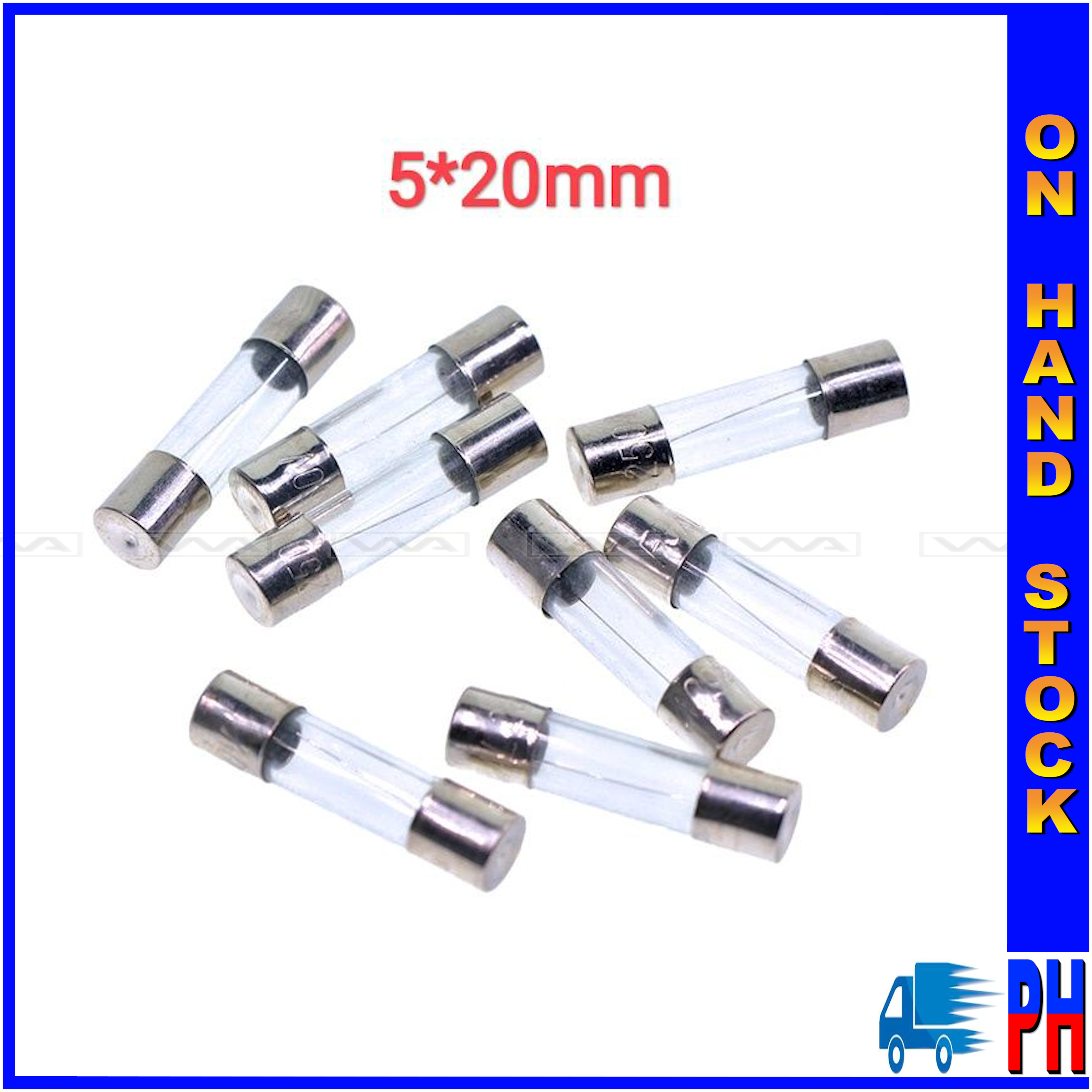 1pc Glass Tube Fuse 5x20mm Quick Blow Fuse 250V 0.1A 0.2A 0.5A 1A 2A 2.5A 3A 4A 5A 6A 10A 15A ...