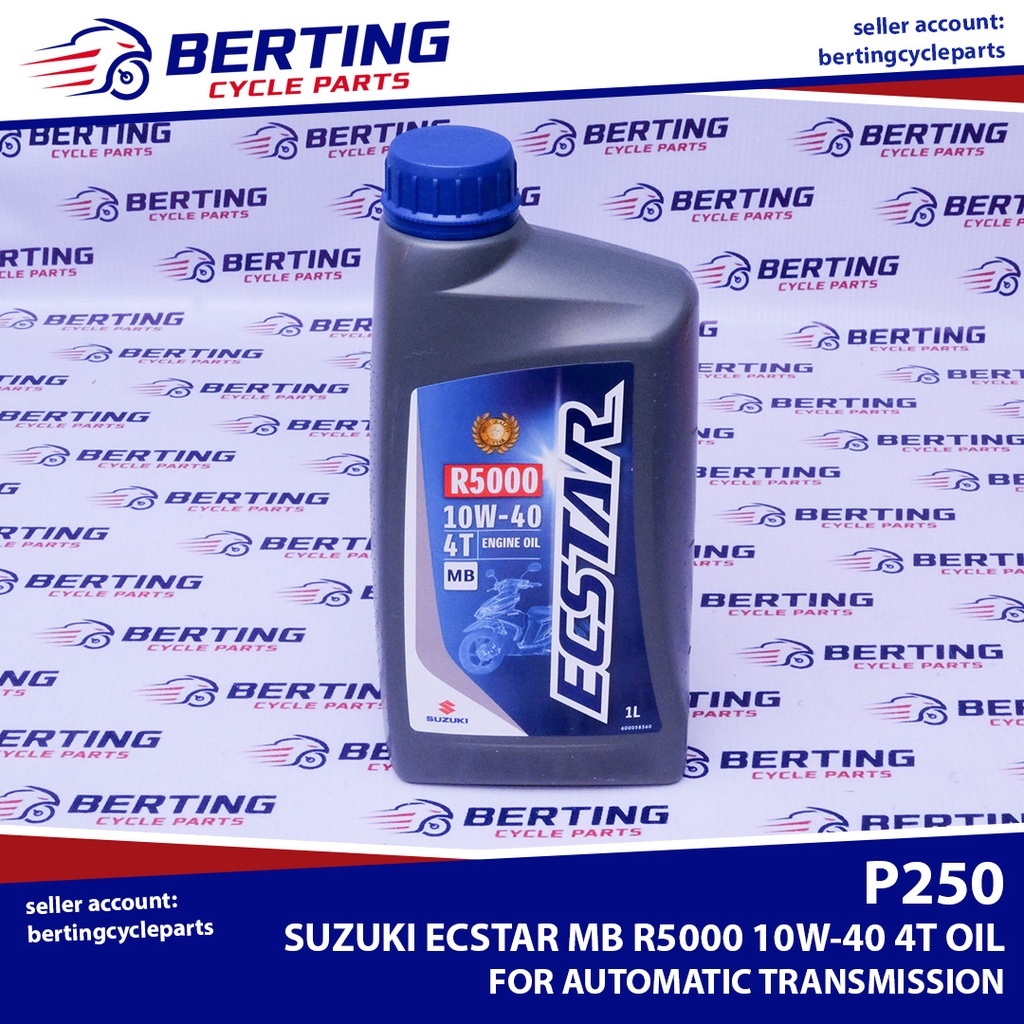 SUZUKI OIL MB 4AT R5000 ECSTAR FOR AUTOMATIC TRANSMISSION 10W-40 1L ...