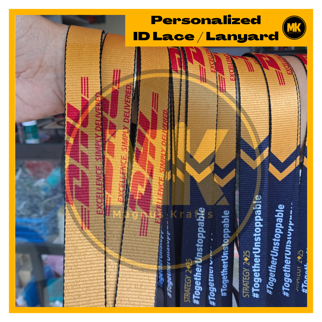 Customized ID Lace / Lanyard 1" & 3/4" | 10 Pcs per Order | Lazada PH