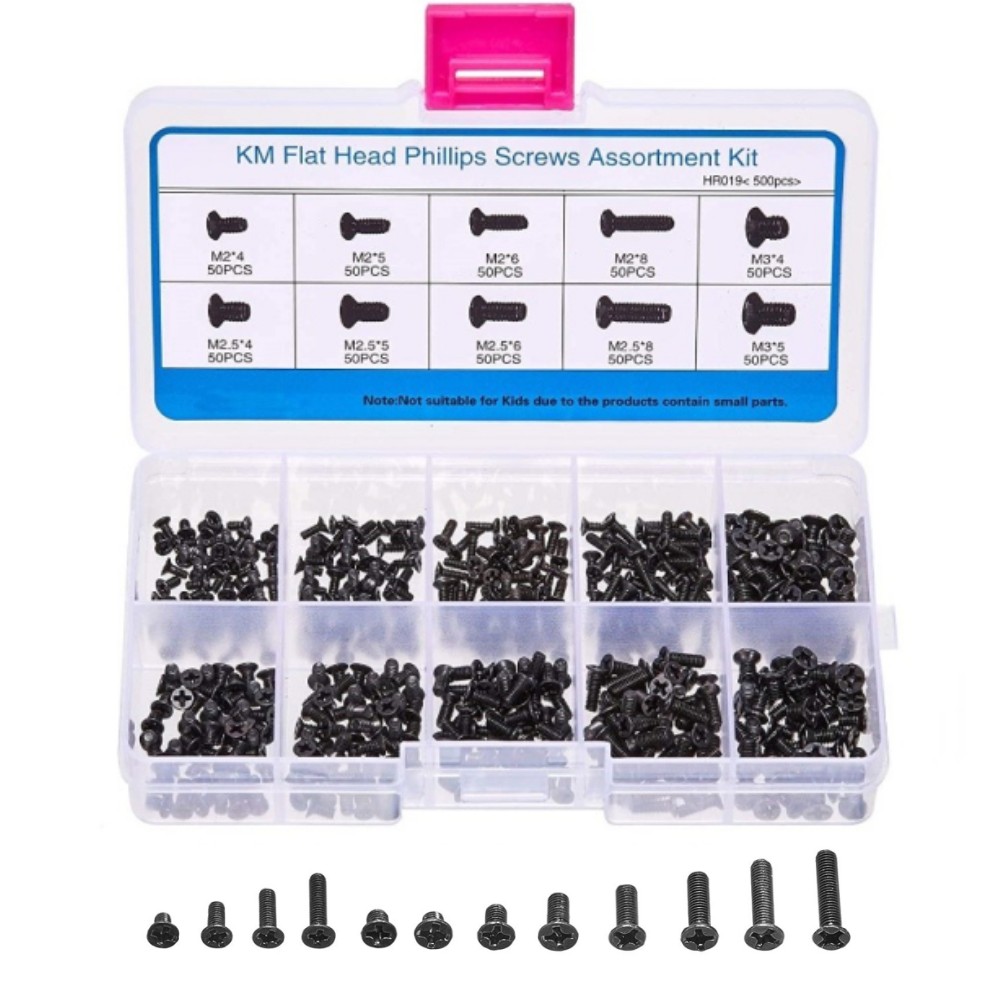 500PCS Laptop Notebook Screws Replacement Computer Screws Kit M2,M2.5 ...
