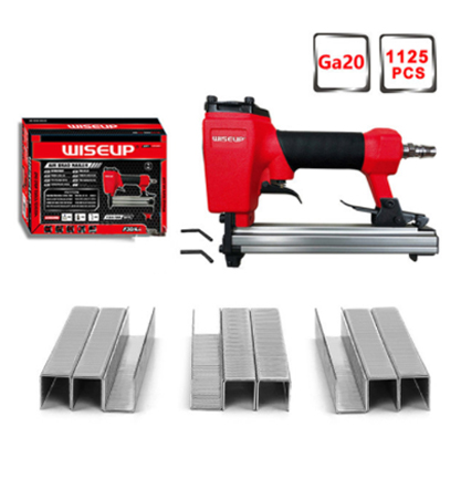 WISEUP Original 2 In 1 Industrial Pneumatic Air Brad Nailer Gun with ...