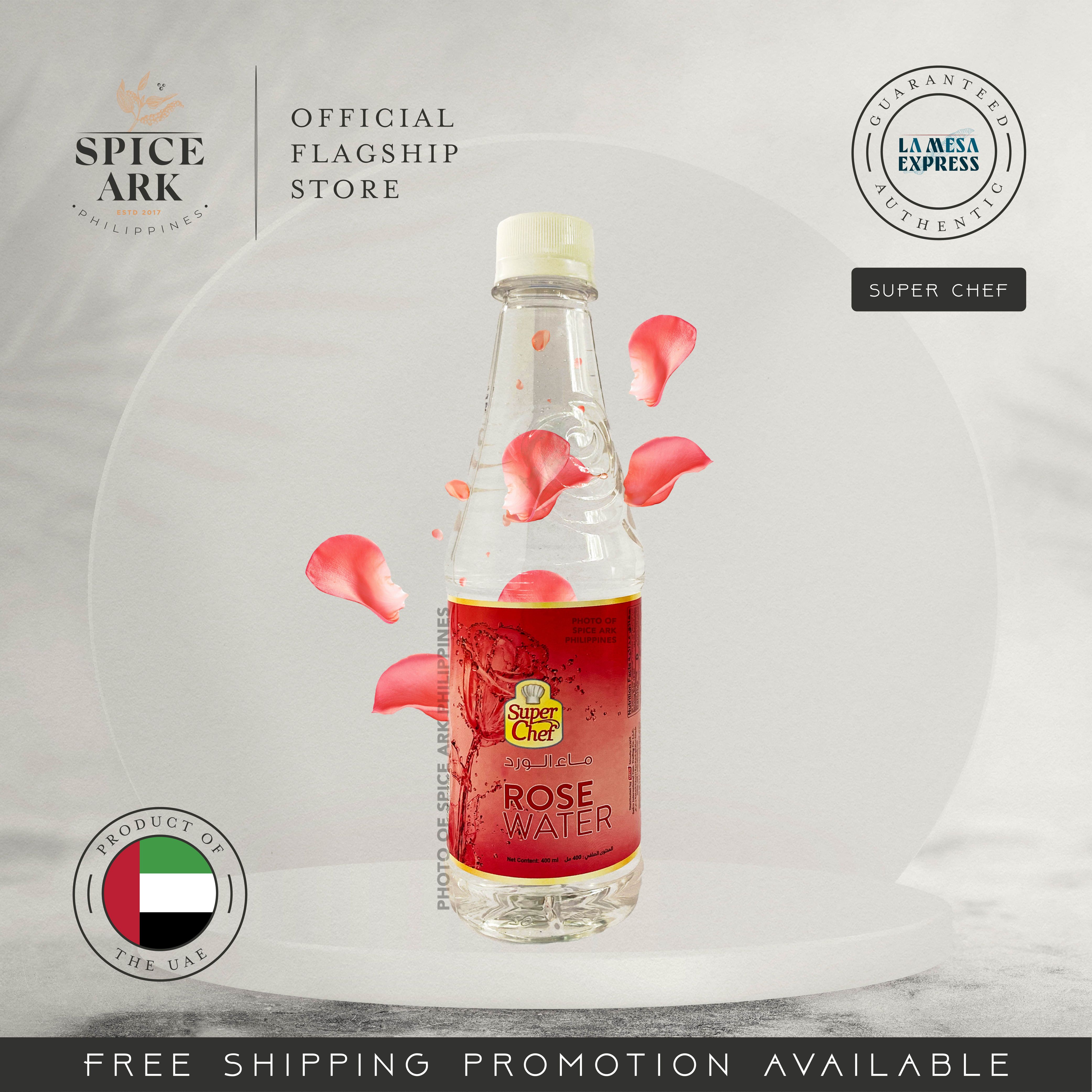Super Chef Rose Water | Rose Water | 400 Milliliters| La Mesa Express | Lazada PH