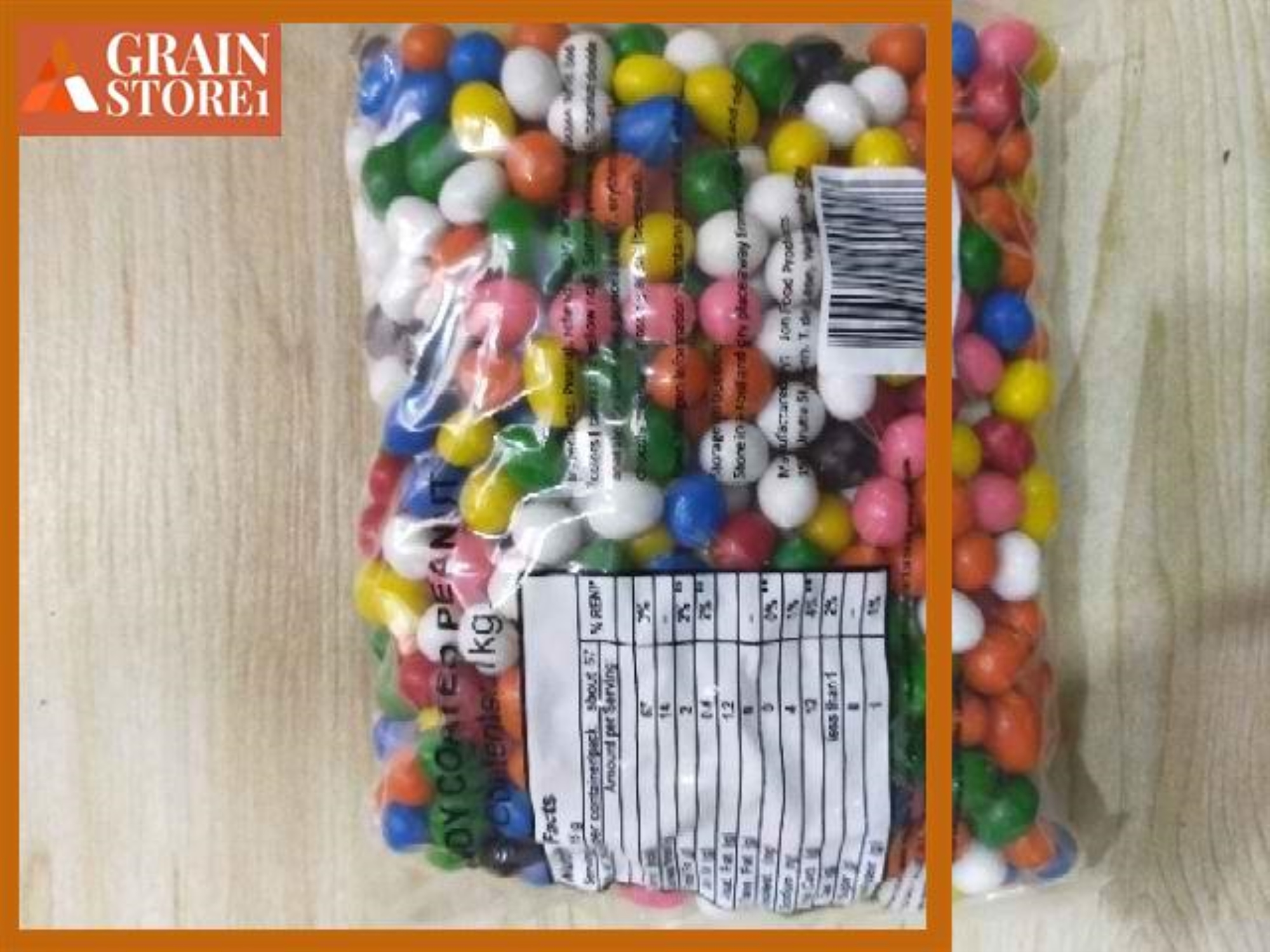 Grain Store1 Candy coated peanut 500grams for only p65 aproxmimately ...