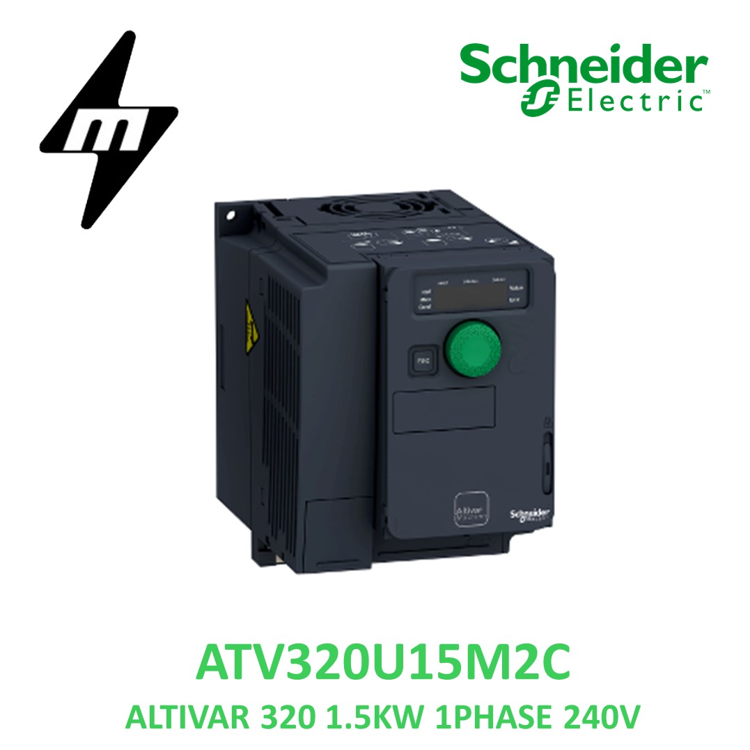 Schneider VFD ATV320U15M2C Variable Speed Drive, Altivar Machine ...