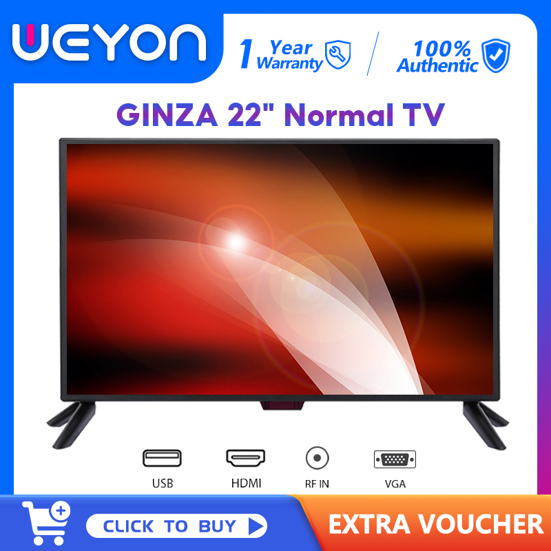GINZA LED TV 24 INCH TV FHD Ultra-slim TV Sale Flatscreen AV+USB+VGA Model | Lazada PH